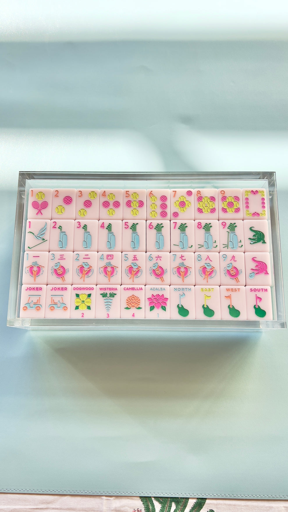 The Country Club Edition Mahjong Tiles – Main Street Mahjong